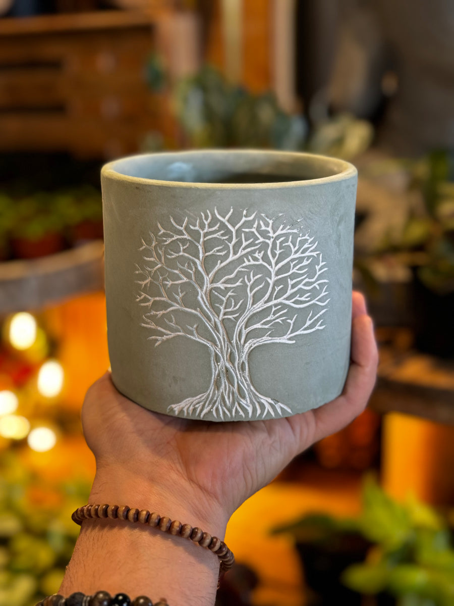 4.5” Tree of Life Planter – Rooted Living Designs
